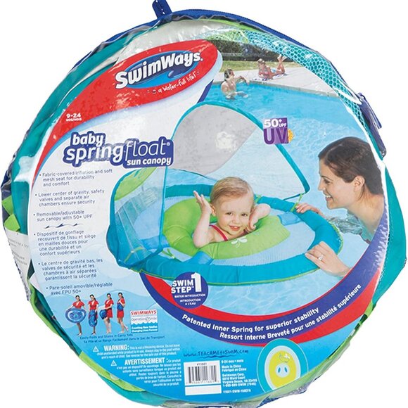 SwimWays | Toys | New Swimways Baby Spring Pool Water Float Sun Canopy 5 Tethered Toy | Poshmark
